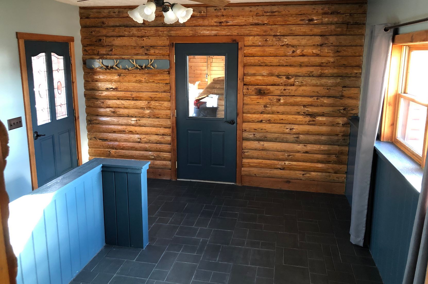 Painting a Slate Foyer using Chalk Paint® by Annie Sloan | The Purple ...
