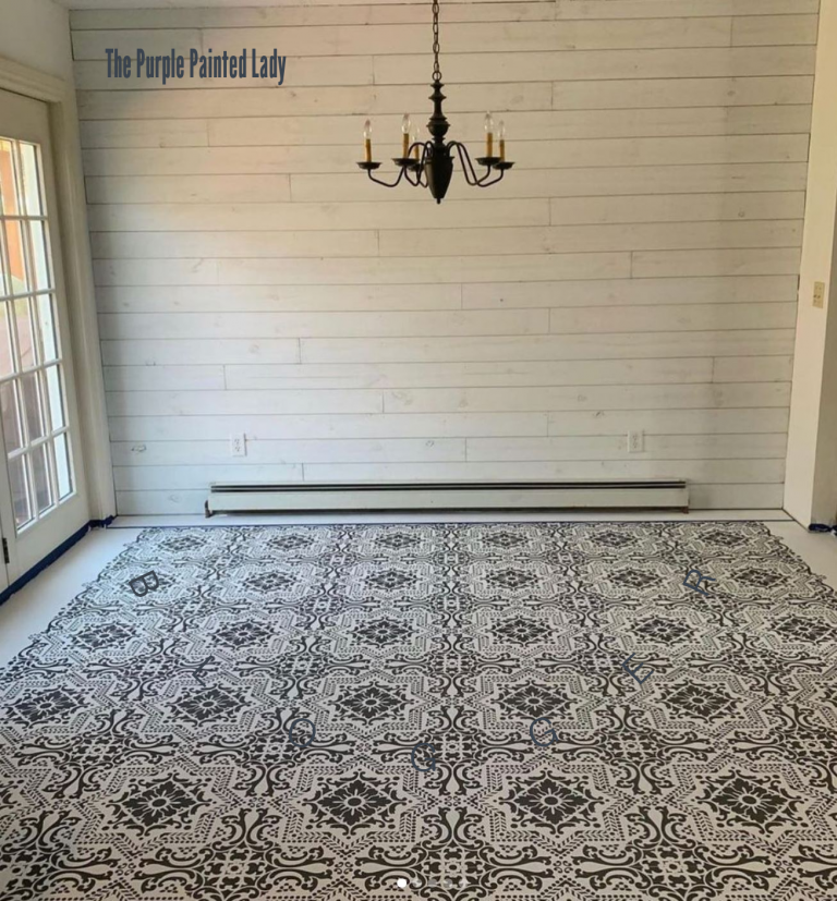 Chalk Paint® by Annie Sloan on Laminate Flooring (Annie’s Matte Lacquer ...