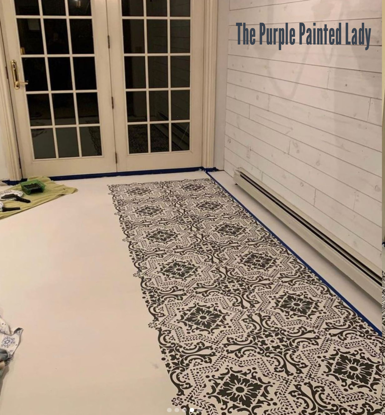 Chalk Paint® by Annie Sloan on Laminate Flooring (Annie’s Matte Lacquer ...