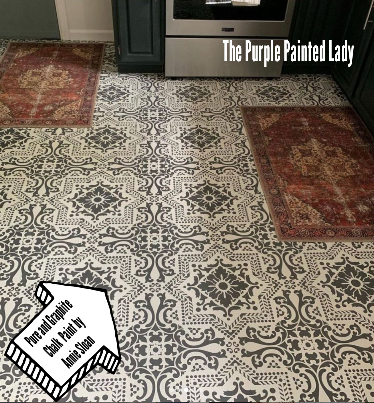 Chalk Paint® by Annie Sloan on Laminate Flooring (Annie’s Matte Lacquer ...